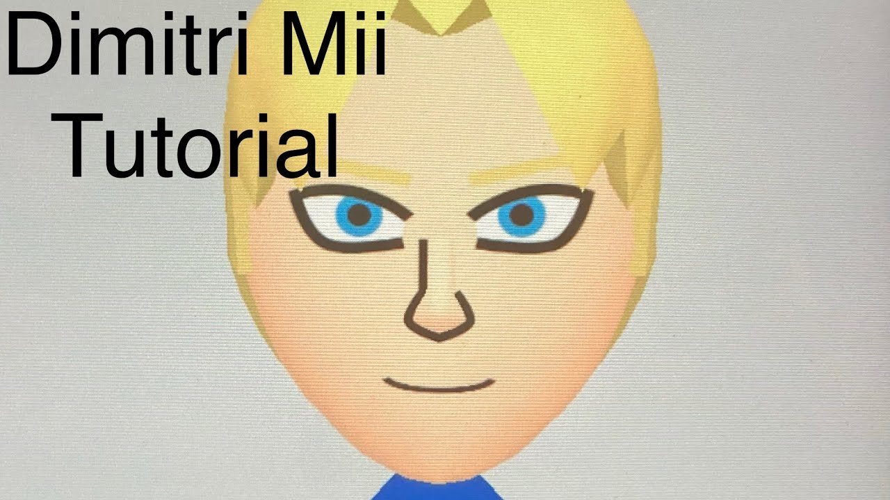 Dimitri Mii Tutorial - YouTube