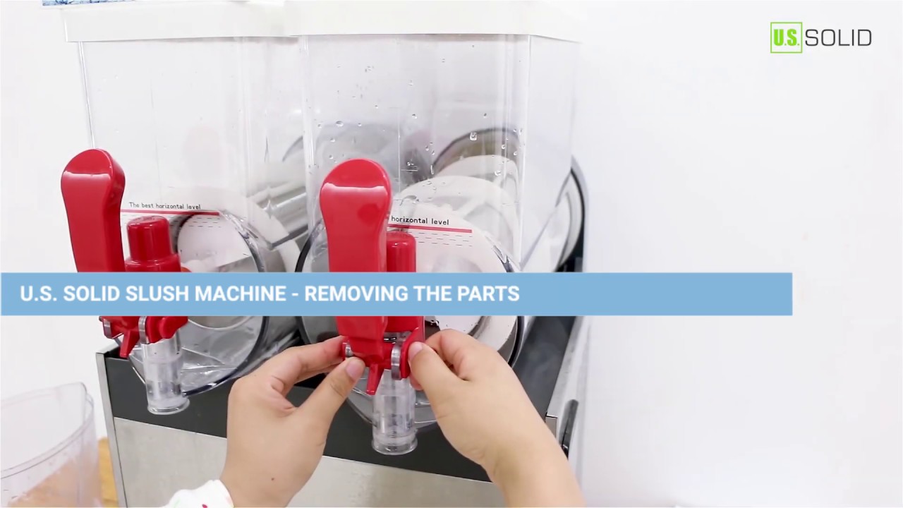 USSOLID Slushie Machine, JFSMM00001: Removing the parts of slushie ...