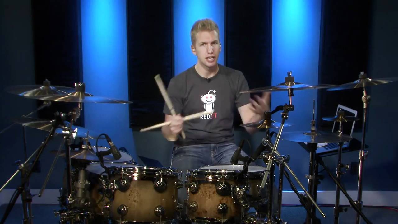 Single Paradiddle 16th Note Triplets - Advanced Drum Lessons - YouTube