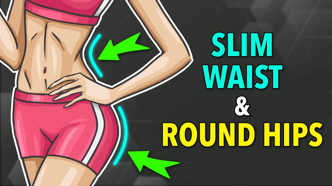 20-Min Hourglass Abs Workout: Slim Waist & Round Hips - YouTube
