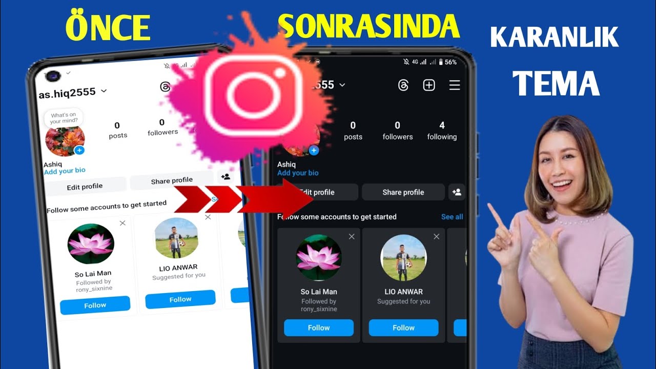 Instagramda Karanlık Mod Nasıl Alınır 2025te Çalışıyor Youtube