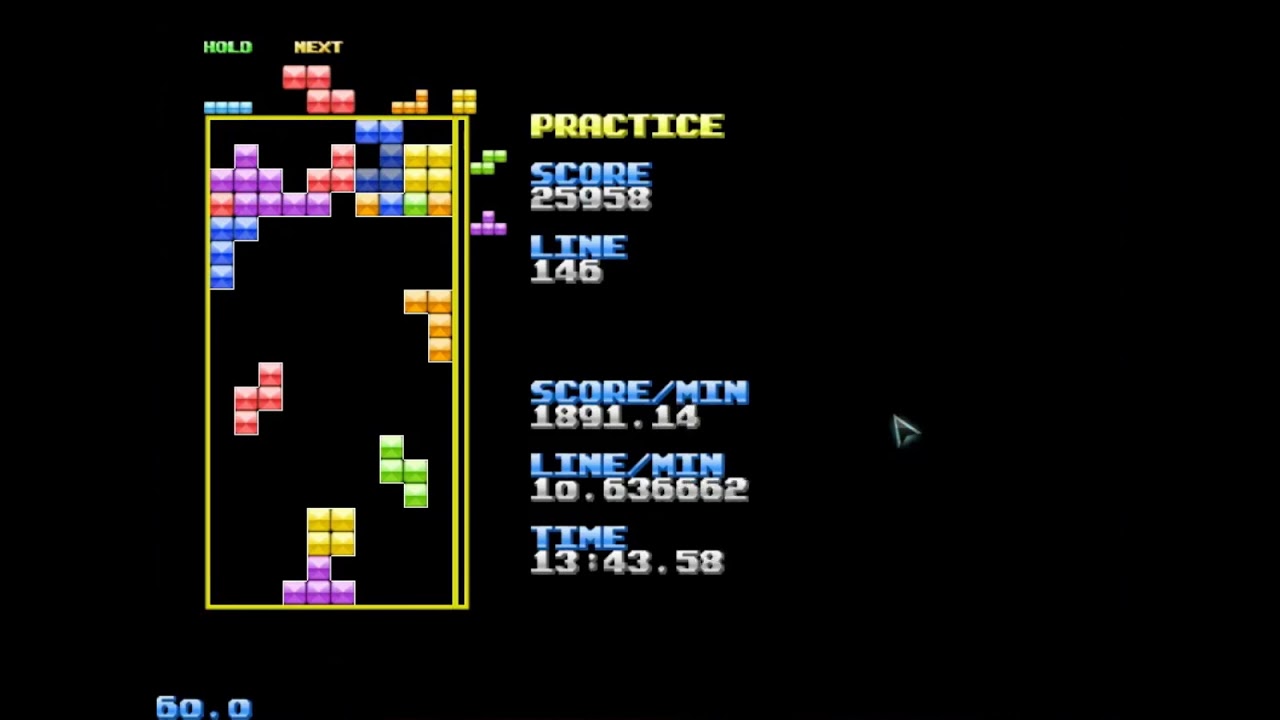 Tetris Pattern - TGM2+ Fixed Garbage (Inverse) - YouTube