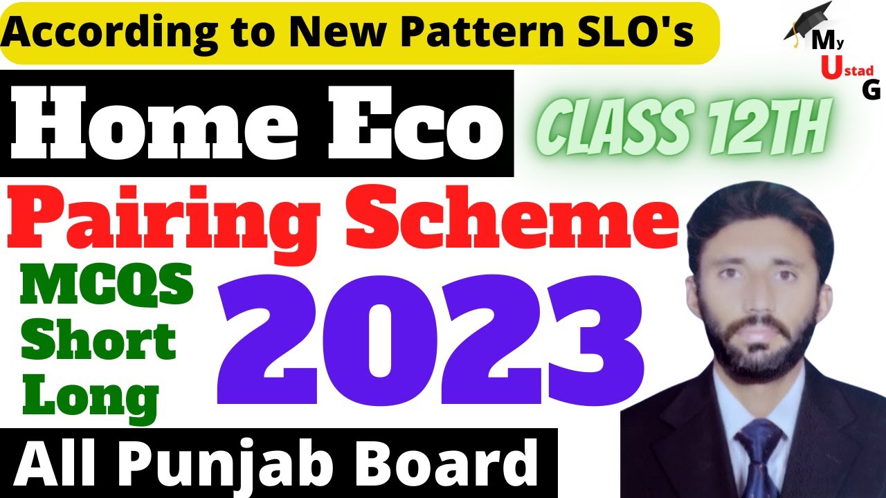 2nd Year Home Economics Paper Scheme 23 | Pattern Board Exam 2023 ...