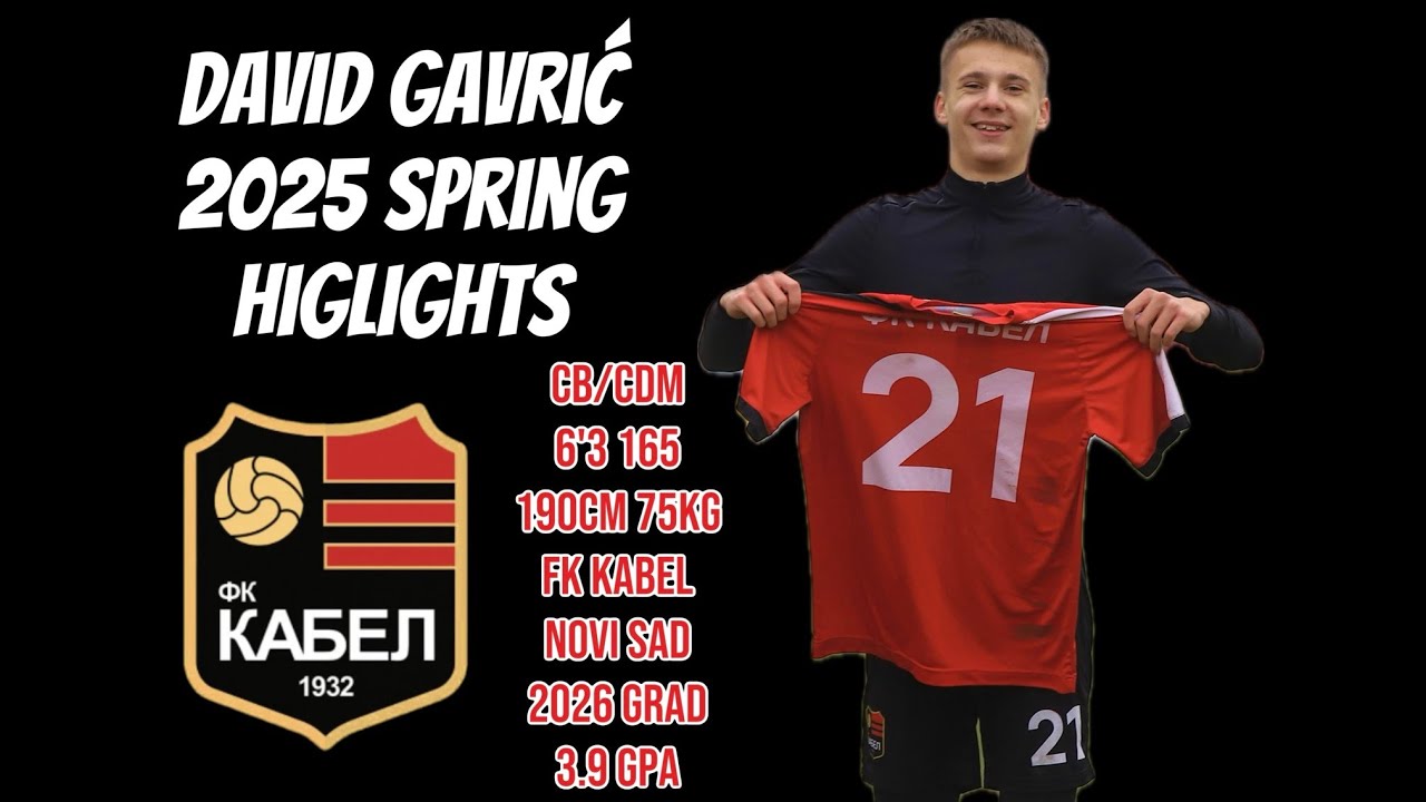 David Gavric 2025 Spring Highlights - YouTube