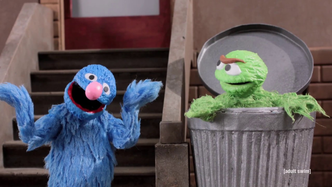 When Grover met Hannah | Robot Chicken | Adult Swim - YouTube