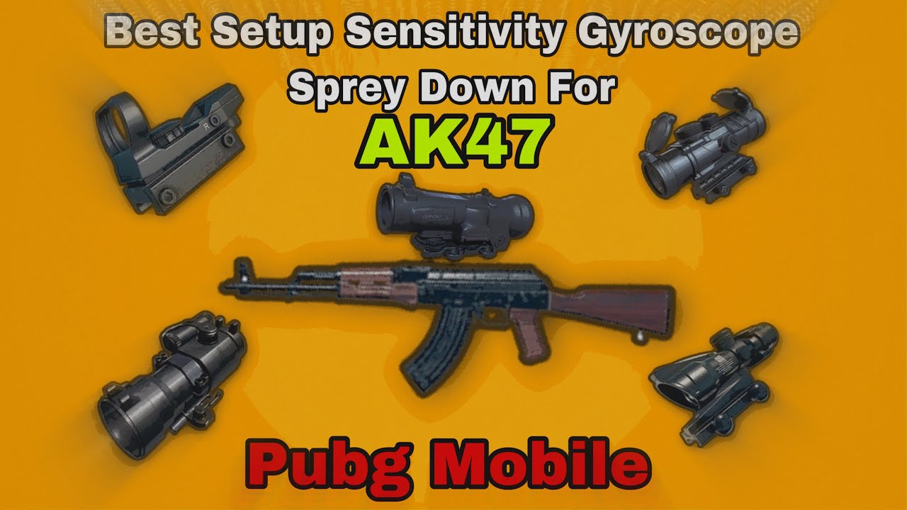 Best Setting Sensitivity Gyroscope AKM / AK47 With All Scope - Pubg ...