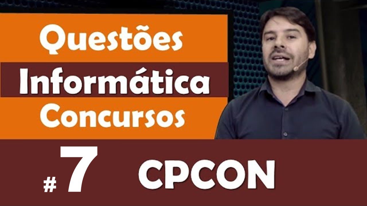 CPCON - Questões de Informática para Concursos - Questão 7 - YouTube