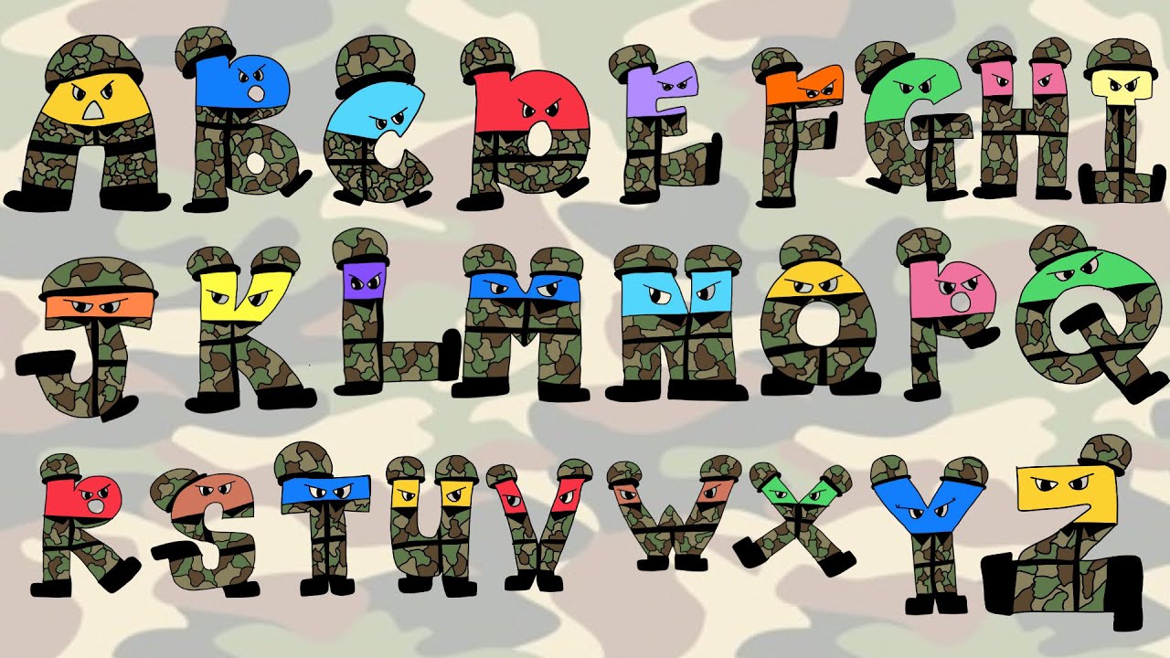 The ABC Alphabet Song (ARMY VERSION) - YouTube