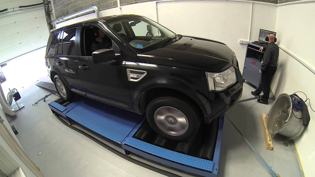 JF Automotive Freelander 2.2 TD4 Engine Tuning On The Dyno - YouTube