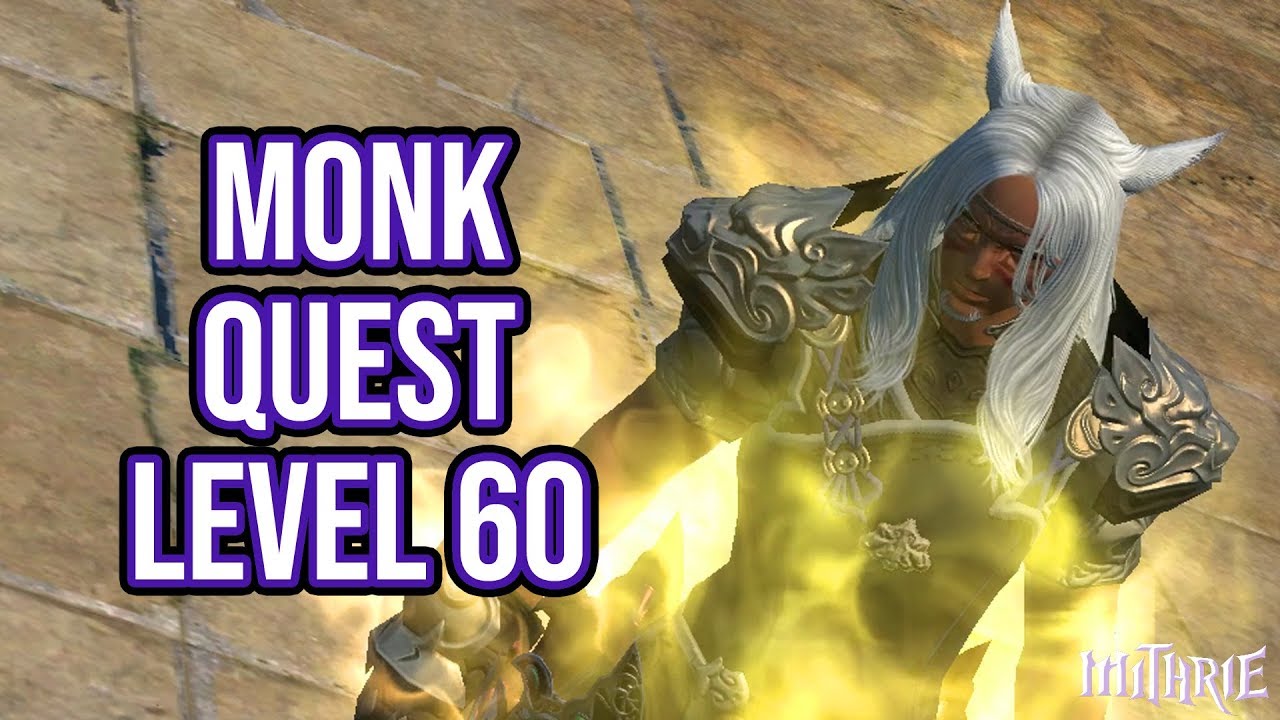 FFXIV 3.56 1028 Monk Quest Level 60 - YouTube