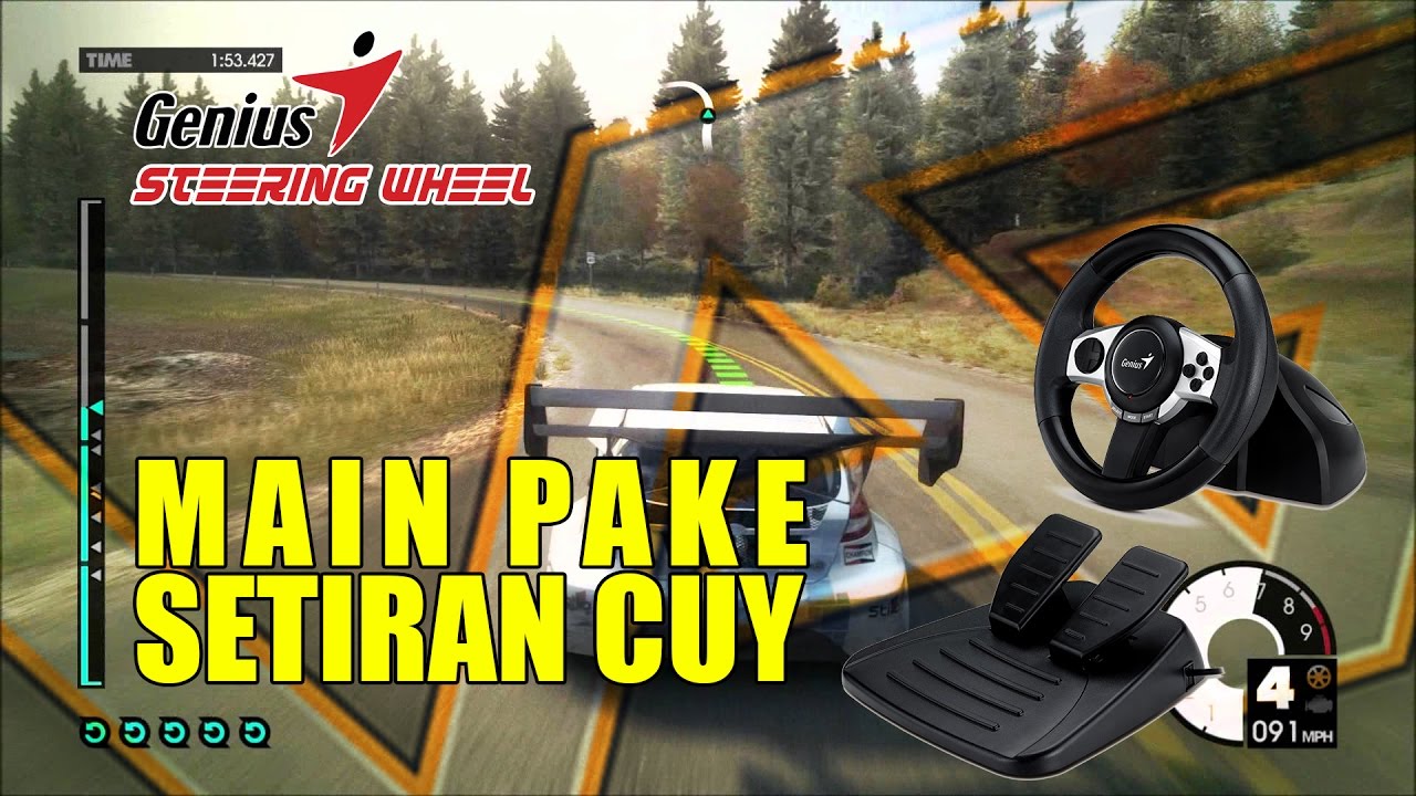 DiRT3 PC | Steering Wheel Genius Controller - YouTube