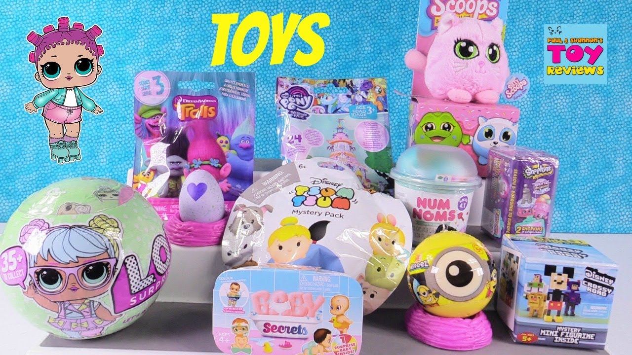 LOL Surprise Disney Baby Secrets Num Noms Hatchimals Toy Review ...