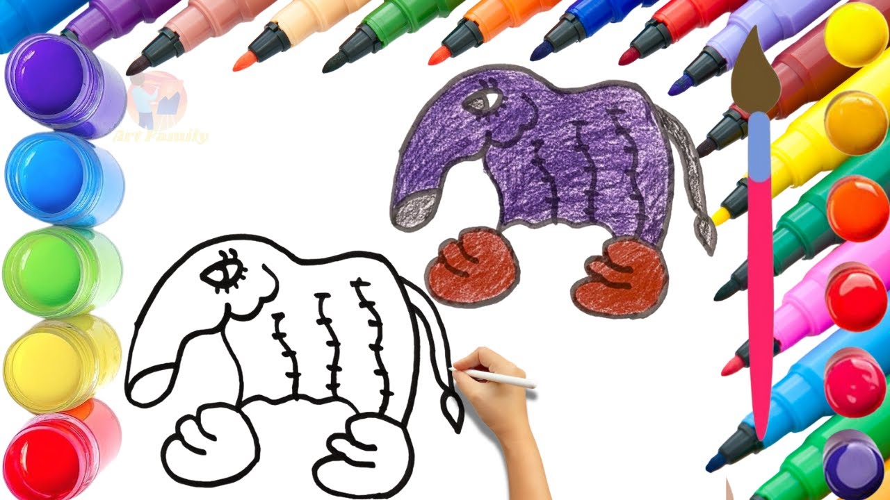 How To Draw cute Lirili Larila Drawing, Painting & Coloring For Kids ...