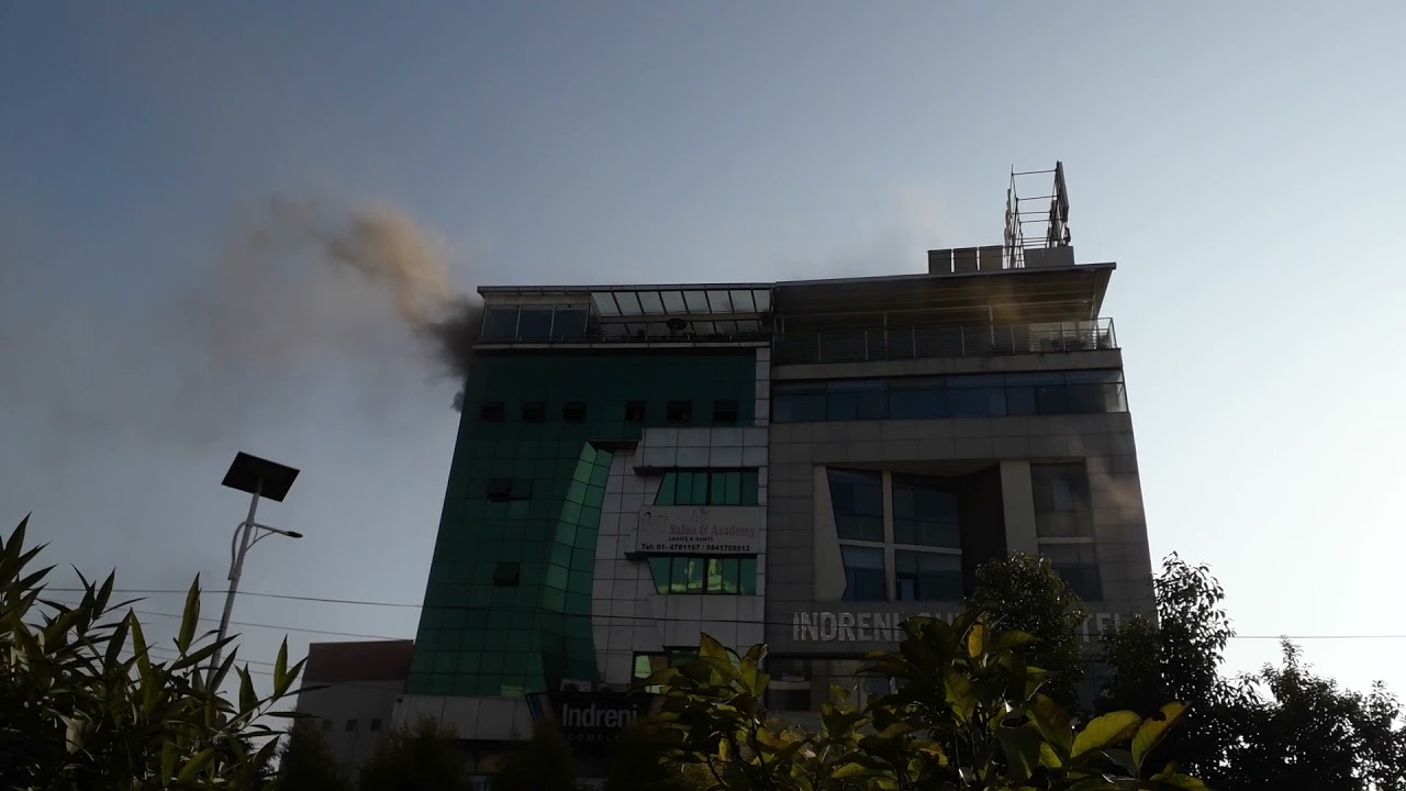 Fire on Indreni complex New baneshwor LIVE | इन्द्रेणी कम्प्लेक्समा ...