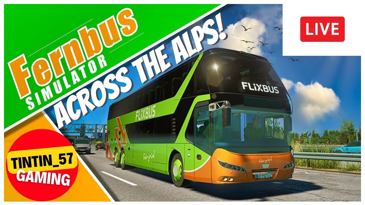 FERNBUS SIMULATOR LIVE | ACROSS THE ALPS! | PS5 GAMEPLAY # ...