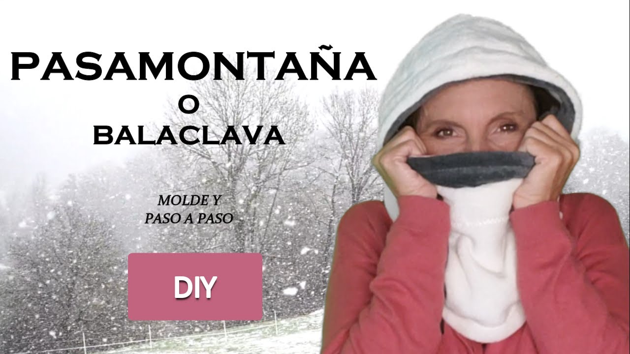 Cómo hacer un PASAMONTAÑA O BALACLAVA (con tapabocas) MOLDE - Fabiana ...