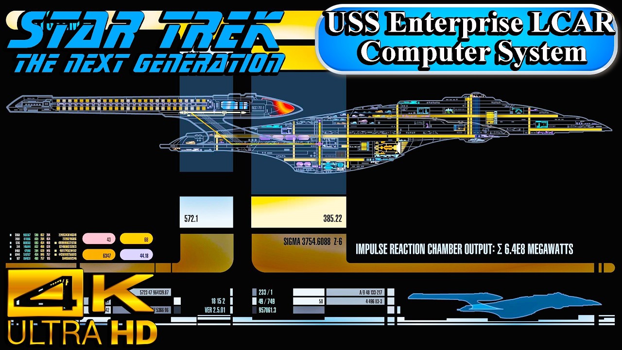 This Star Trek LCAR Computer Interface Will Blow Your Mind 4K - YouTube