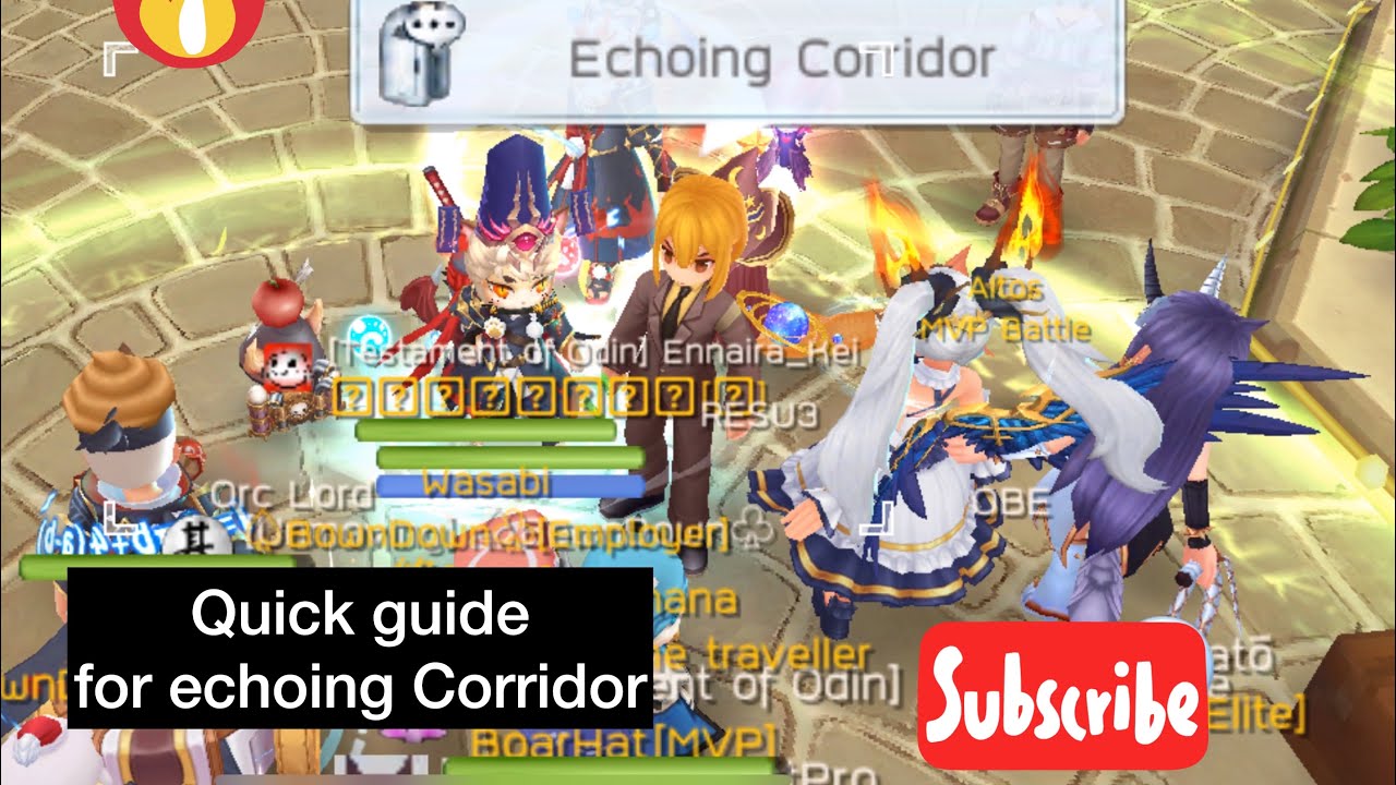 Solo New Echoing Corridor 51-60. Doram Ragnarok Mobile! - YouTube