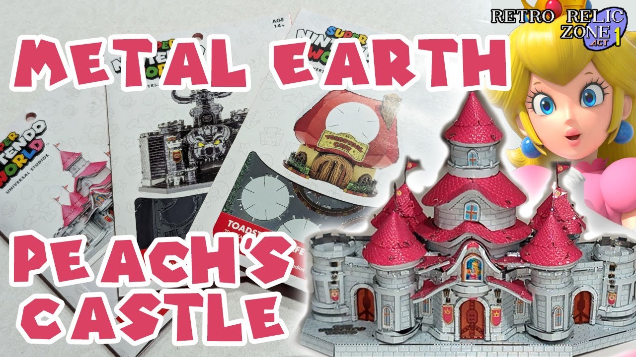 Metal Earth - Building Princess Peach's Castle - YouTube