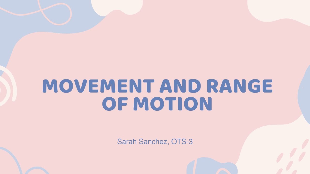 Range of Motion Exercises - YouTube