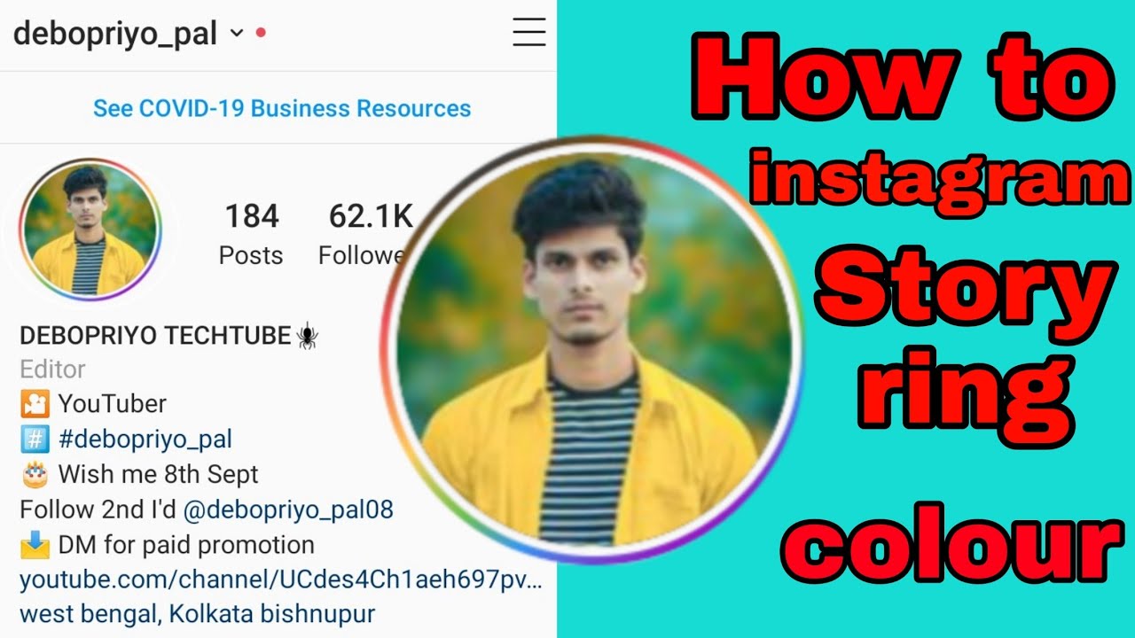 How to instagram story ring colour ||Rinbow🌈 ring|| debopriyo TechTube ...
