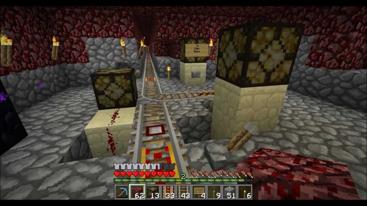 Minecraft PSW Adventures S3 Ep #20 - Nether Rail to Pops Witch Hut! (HD ...