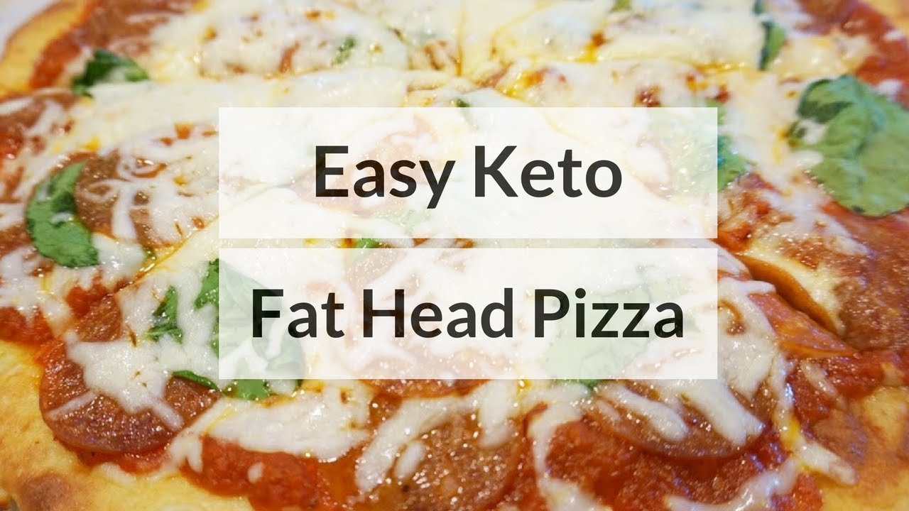 The Best Keto Fat Head Pizza - YouTube