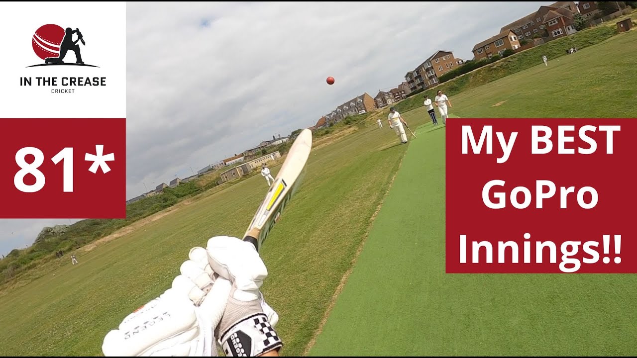 My BEST GoPro Innings - 81 Not Out. GoPro Village Cricket POV - YouTube