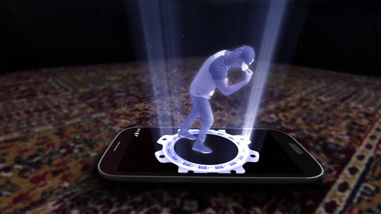 3D Hologram on Smartphone - YouTube