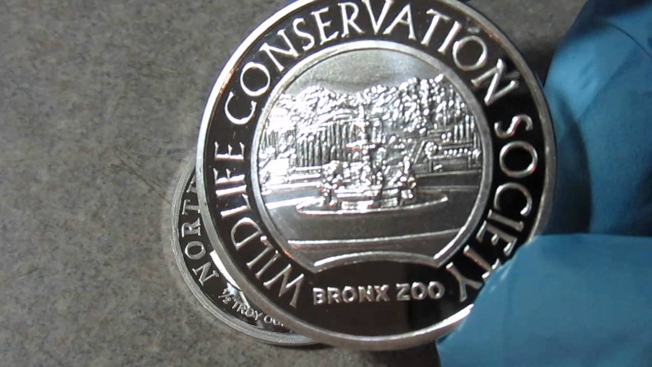 Bronx Zoo 1/2 oz. & 1 oz. Silver Rounds - YouTube