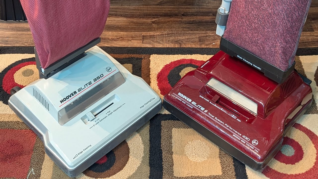 '89 Hoover Elite 350 U4463-9 VS '93 Hoover Elite II Energy Efficient ...