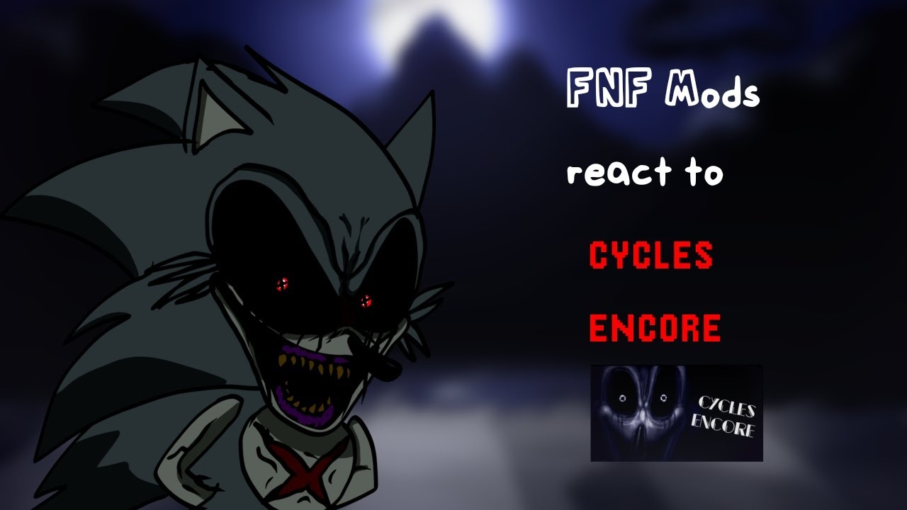 FNF Mods react to Cycles Encore (with lyrics) ||6 shots||GRV|| - YouTube