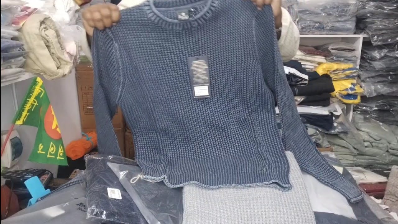100% Original export man's sweater. শীতের নিউ কালেকশন। #new #fashion #wholesale #shirt ☎ ...