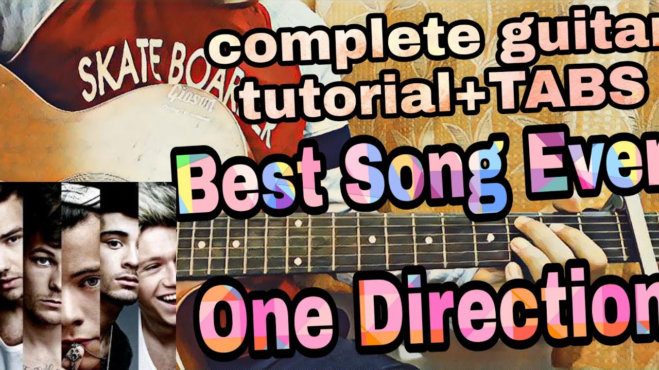 One Direction - Best Song Ever //complete guitar tutorial+lesson - YouTube