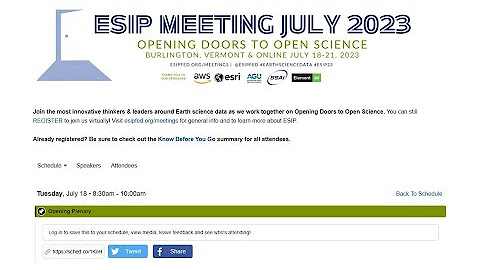 2023 July ESIP Meeting - YouTube