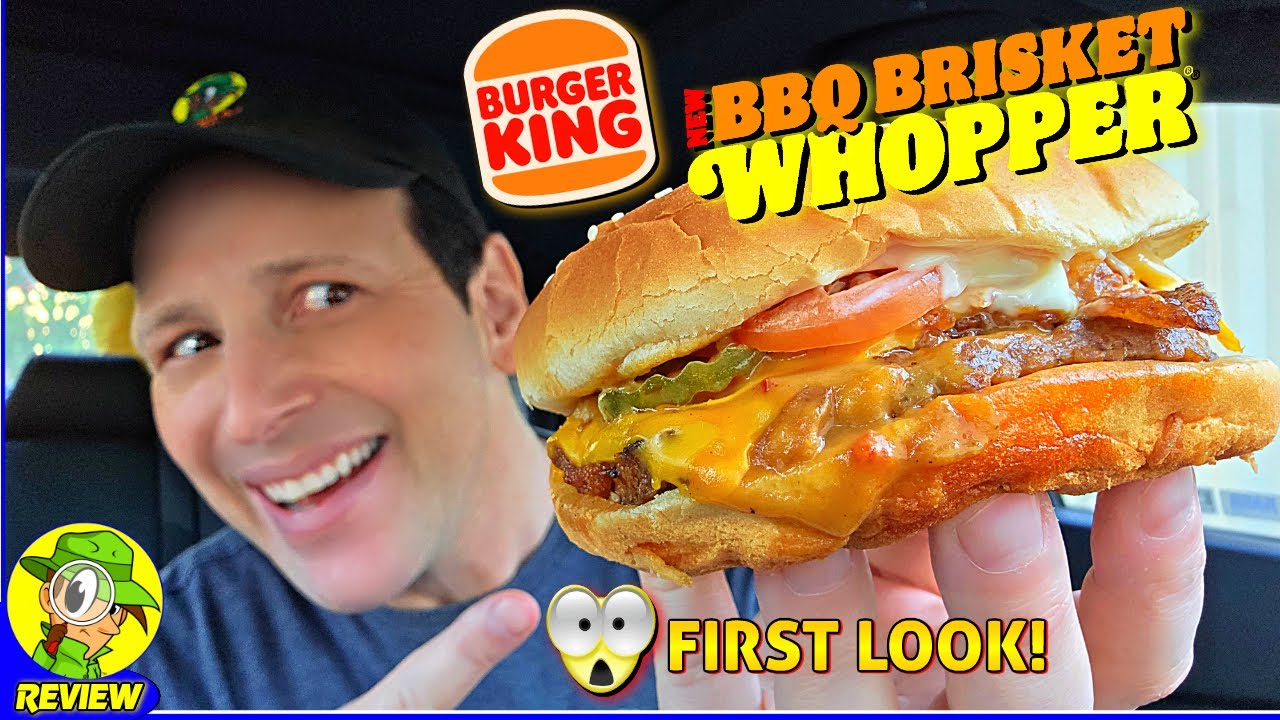 Burger King® BBQ Brisket Whopper® Review 🍔👑♨️🍖 FIRST LOOK! 👀 Peep THIS ...
