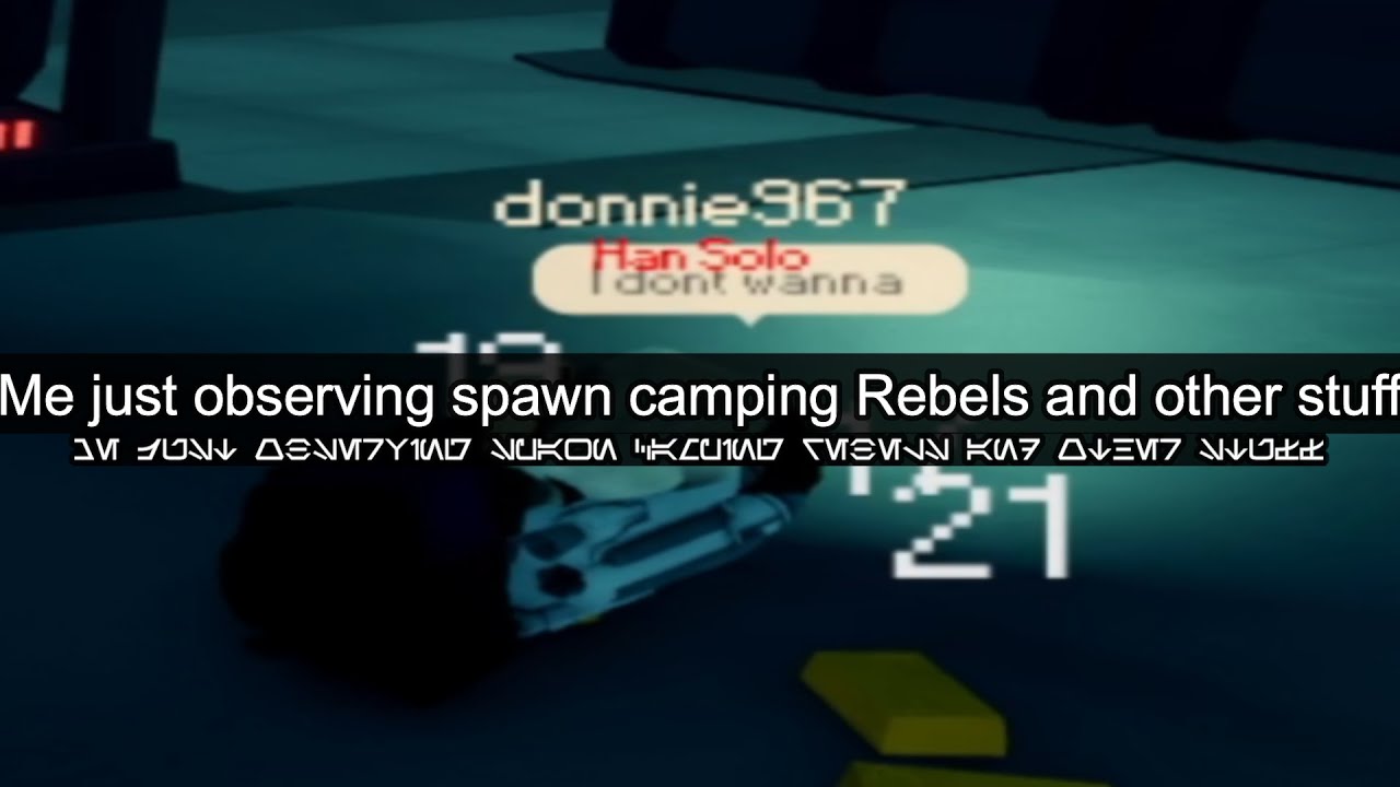 Me just observing spawn camping Rebels and other stuff | TGE Star Wars RP - YouTube