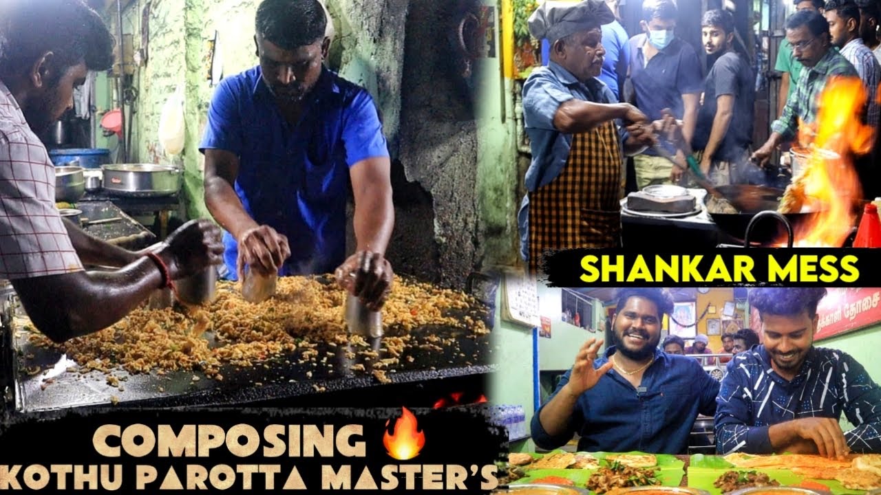 COMPOSING PAROTTA MASTERS 🔥 - Varieties of Non Veg Foods at Shankar ...