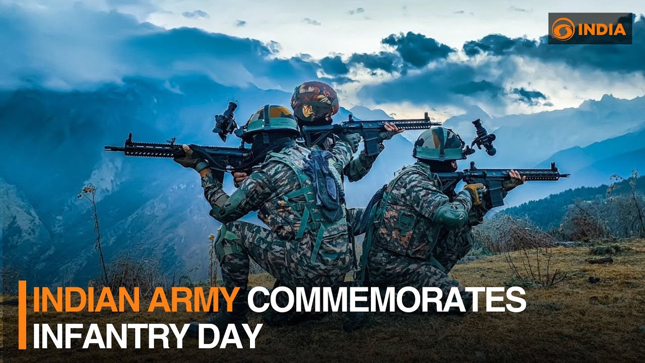 Indian Army commemorates Infantry Day | DD India - YouTube