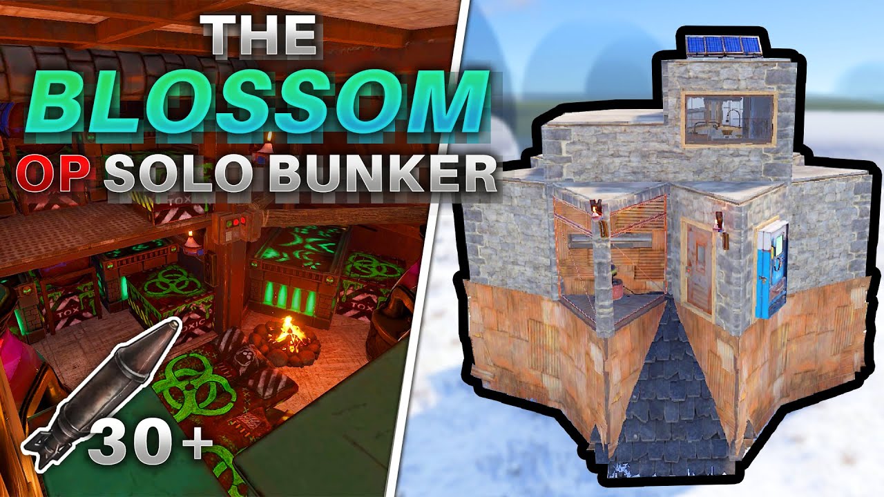 The BLOSSOM | OP Cheap Solo Bunker Base Design 2022 - YouTube