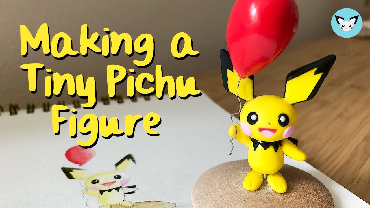 Polimer Kil ile Pokemon Figürü | Making a Tiny Pichu Figure | Pokémon ...