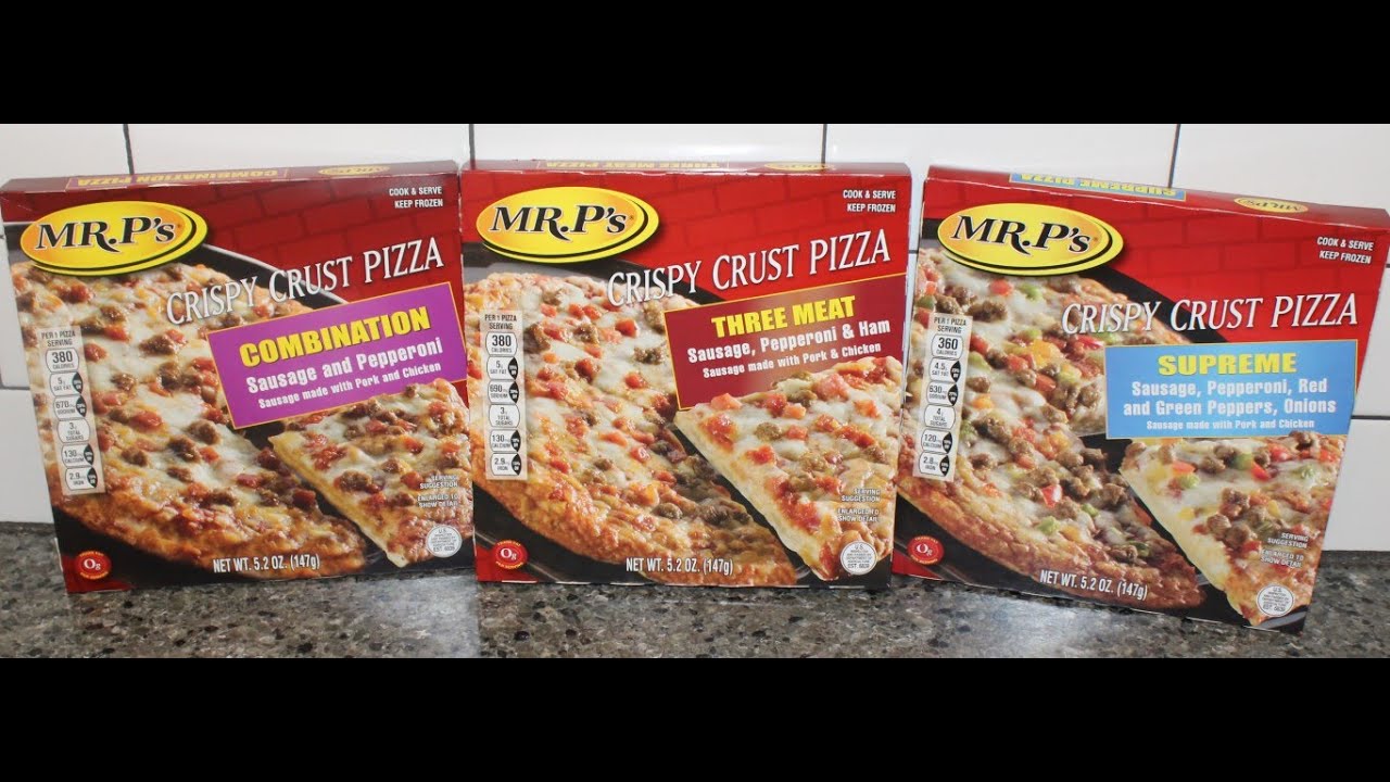 Mr. P’s Crispy Crust Pizza: Combination, Three Meat & Supreme Review ...