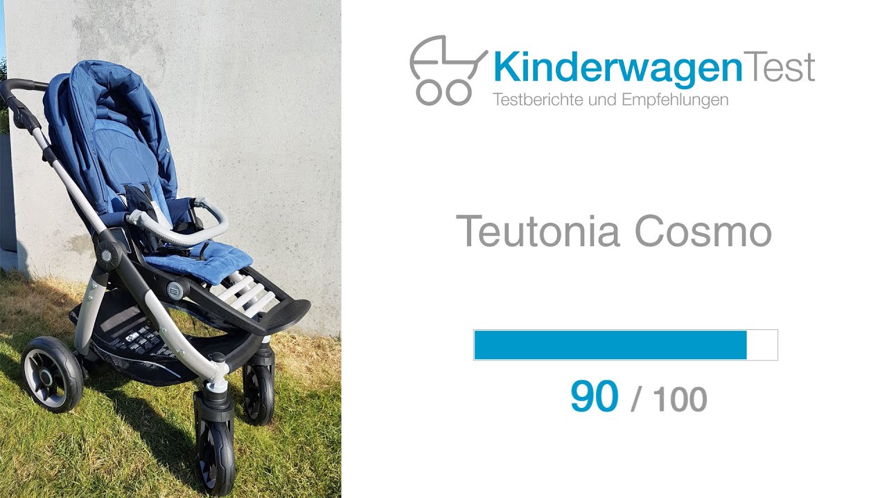 Teutonia Cosmo - Handhabung - Kinderwagen-Tests.net - 2016 - YouTube