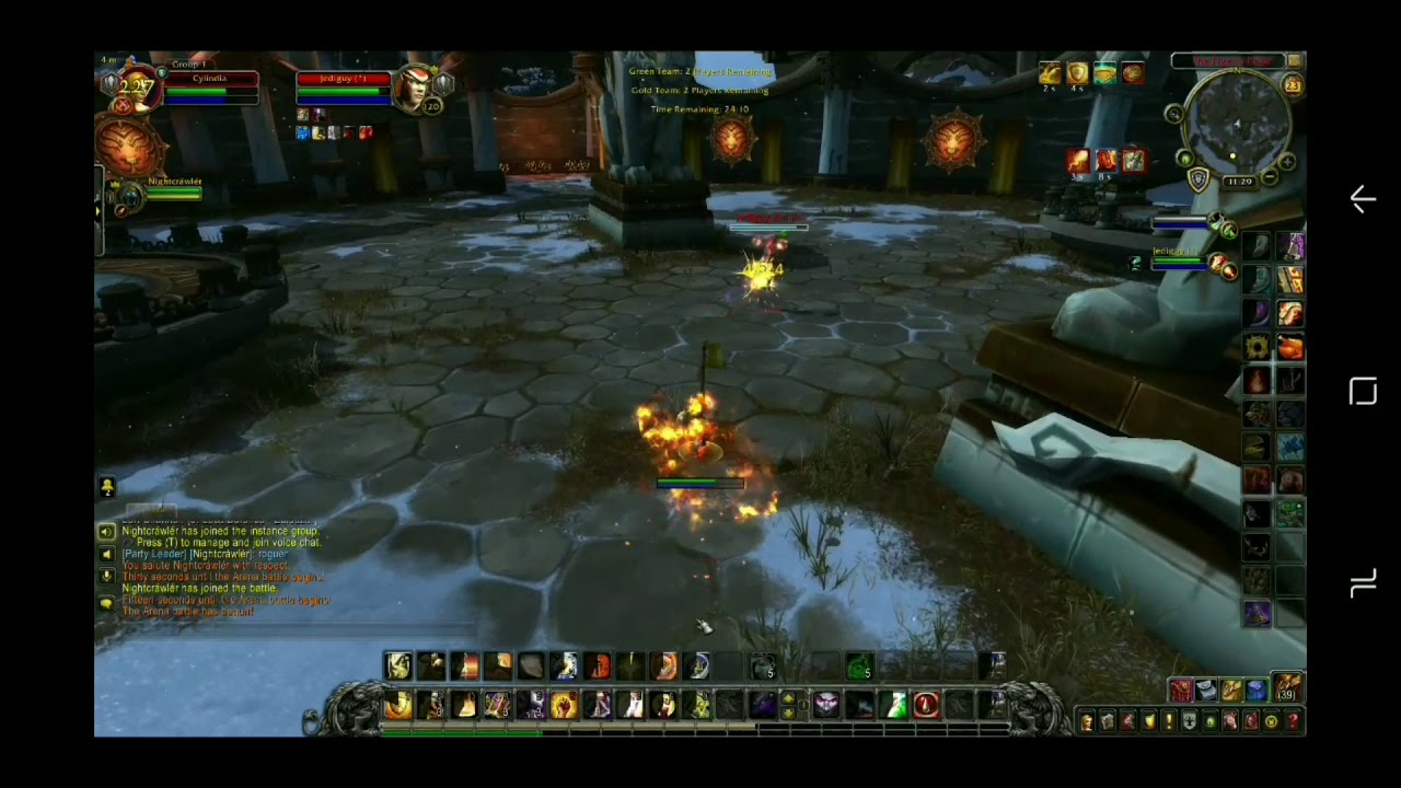 World of warcraft paladin and rogue alliance arena pvp - YouTube