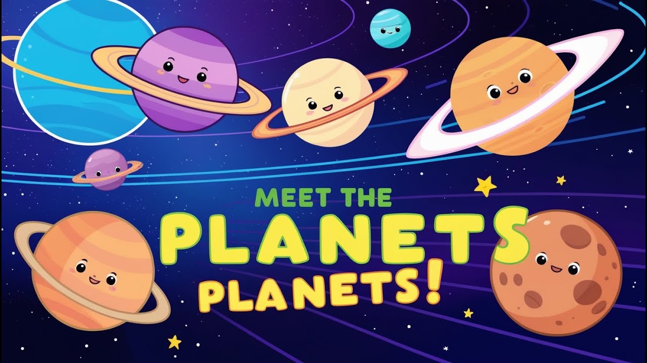 "Meet the Planets: A Fun Journey Through Our Solar System! 🌟🪐 #rhymes# ...