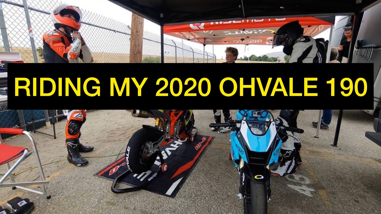 Riding my 2020 Ohvale GP-0 190 - YouTube