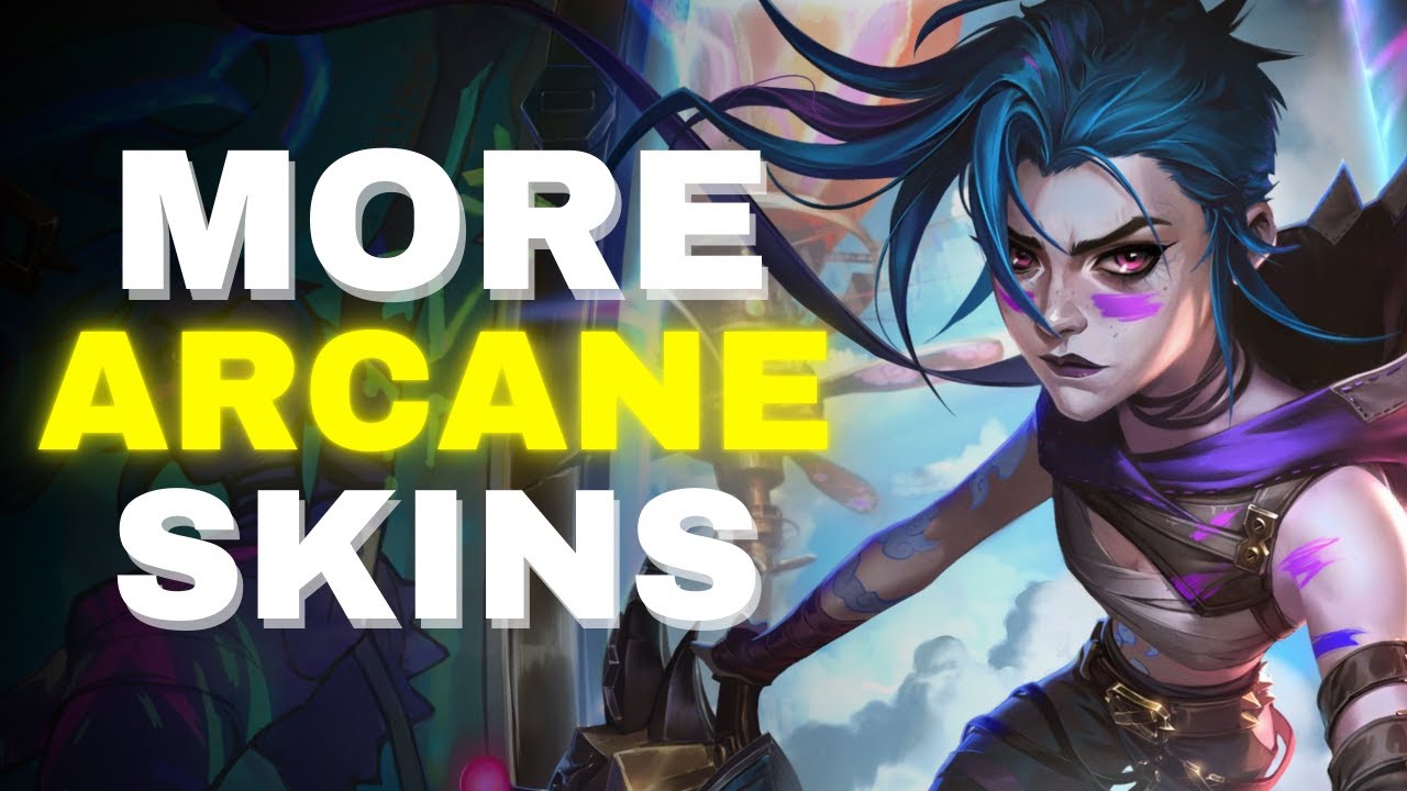 NEW ARCANE SKINS SPLASH ARTS & VIKTOR ASU | Jinx | Ekko | Warwick ...