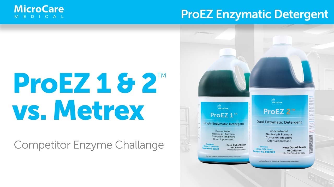ProEZ vs Metrex - Enzyme Cleaning Challenge - YouTube