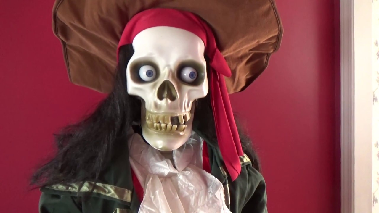 Gemmy Halloween Animated Life-Size 6ft "Dead Eye Drake" (Static Version ...