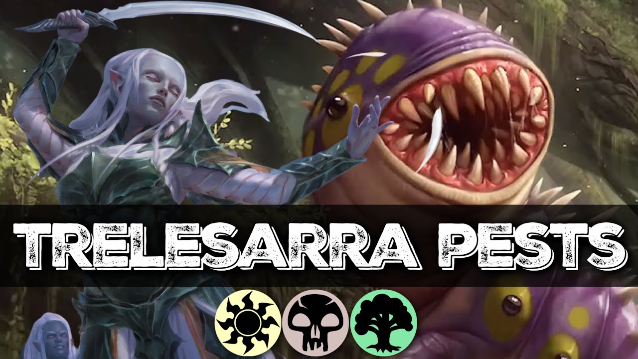 DRAINING 80 LIFE WITH TRELESARRA PEST COMBO IN STANDARD 2022 | MTG ...